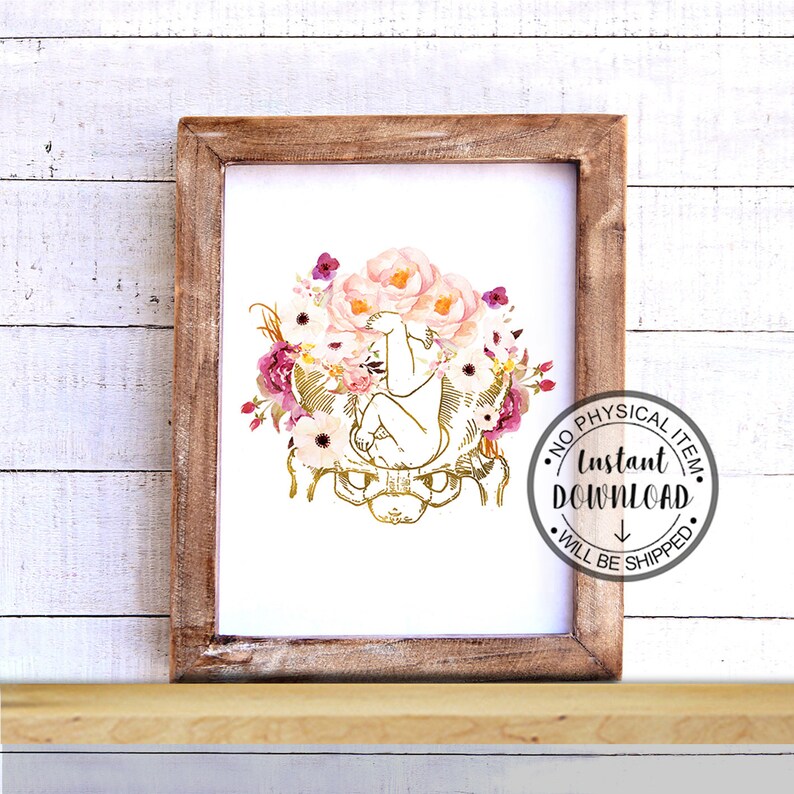 Obgyn Print Midwife Art Print Birth Art Pregnancy Art | Etsy