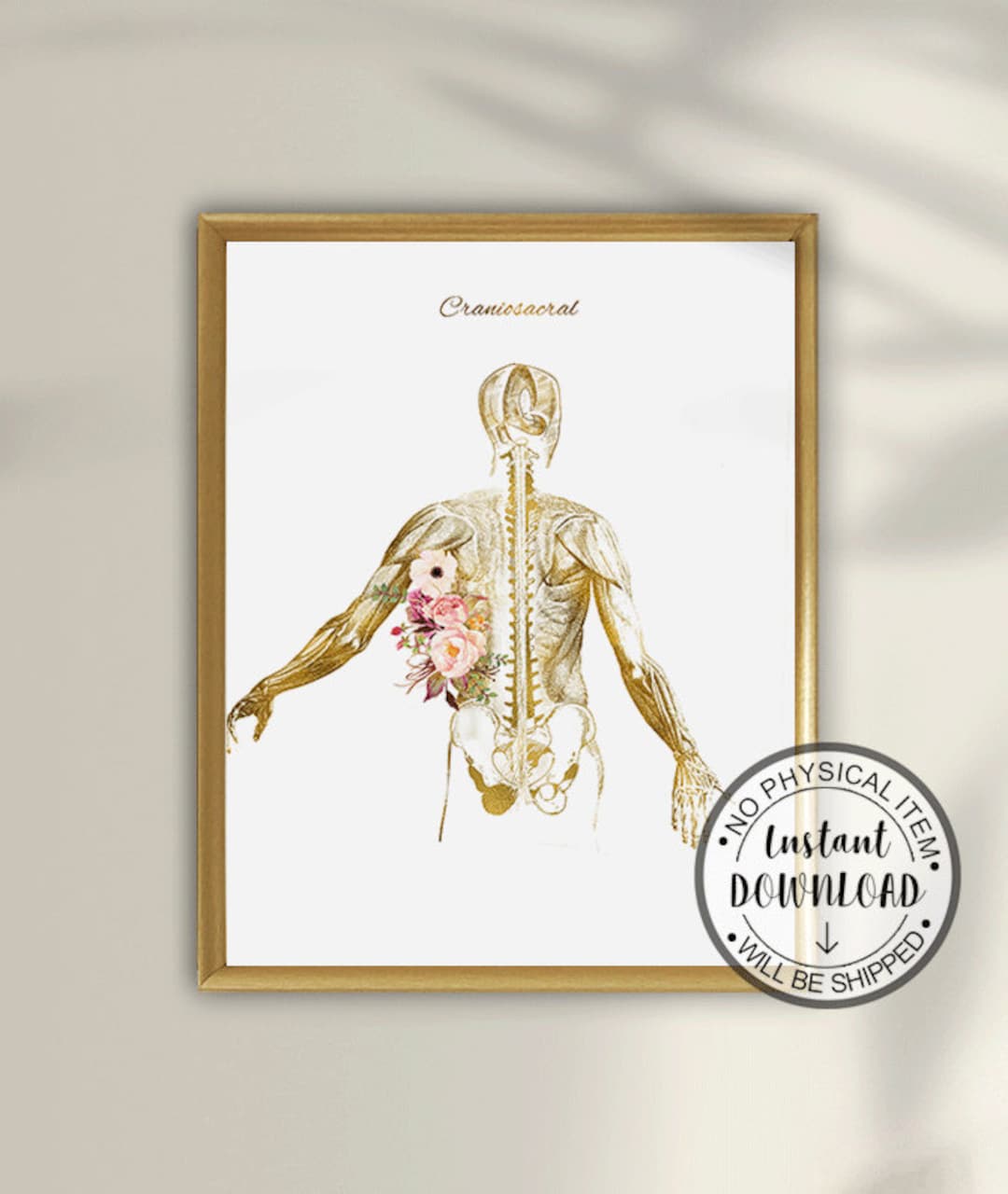 Craniosacral Therapy Print, Osteopathic Physician, Osteopathy Massage ...
