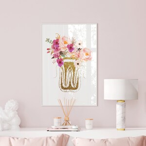 Dental Art Printable, Dentist Gift, Dentist Office Decor, Tooth Art ...