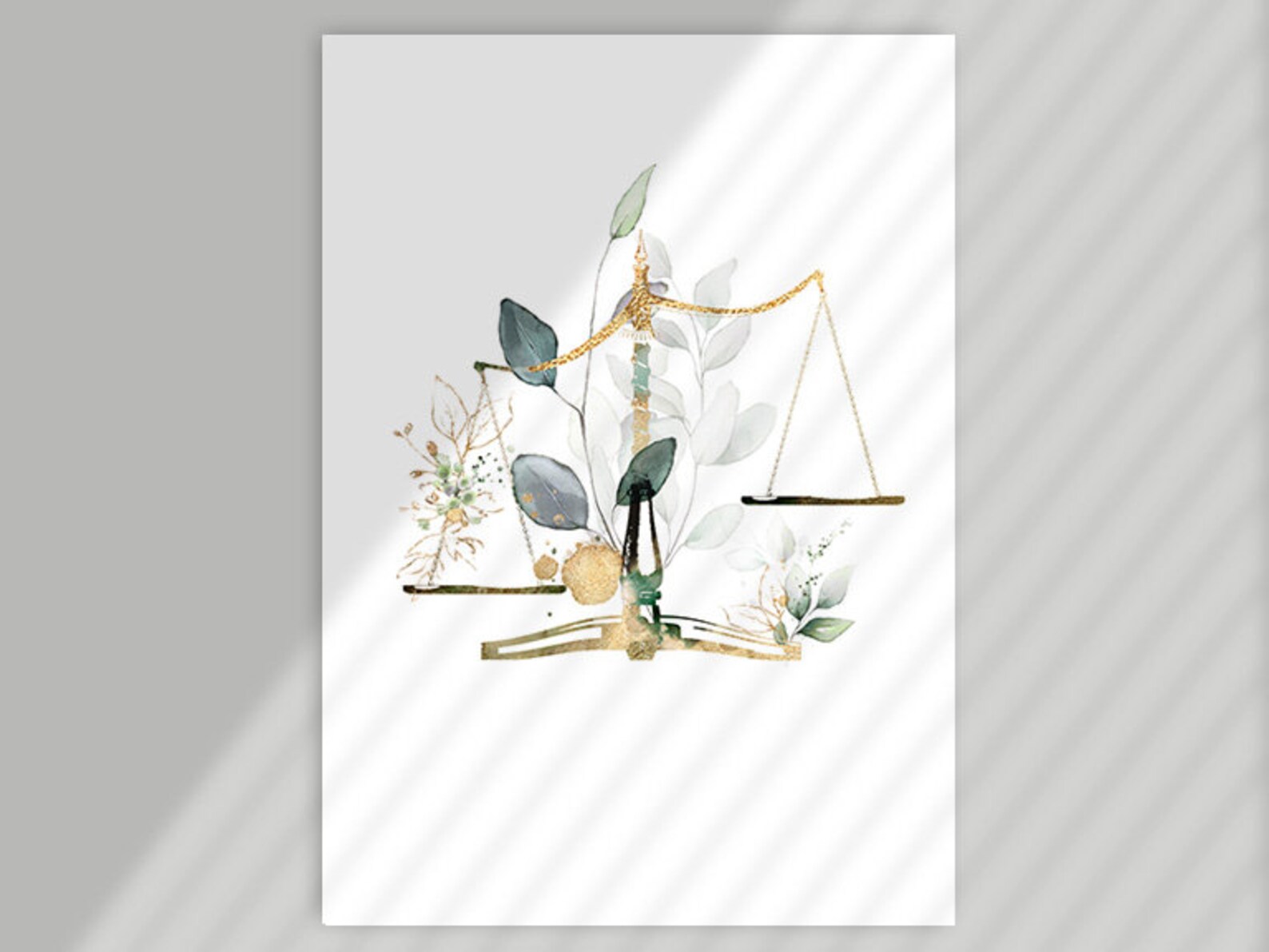 Scales of Justice Artworklawyer Giftlaw Student Gift Lawyer | Etsy