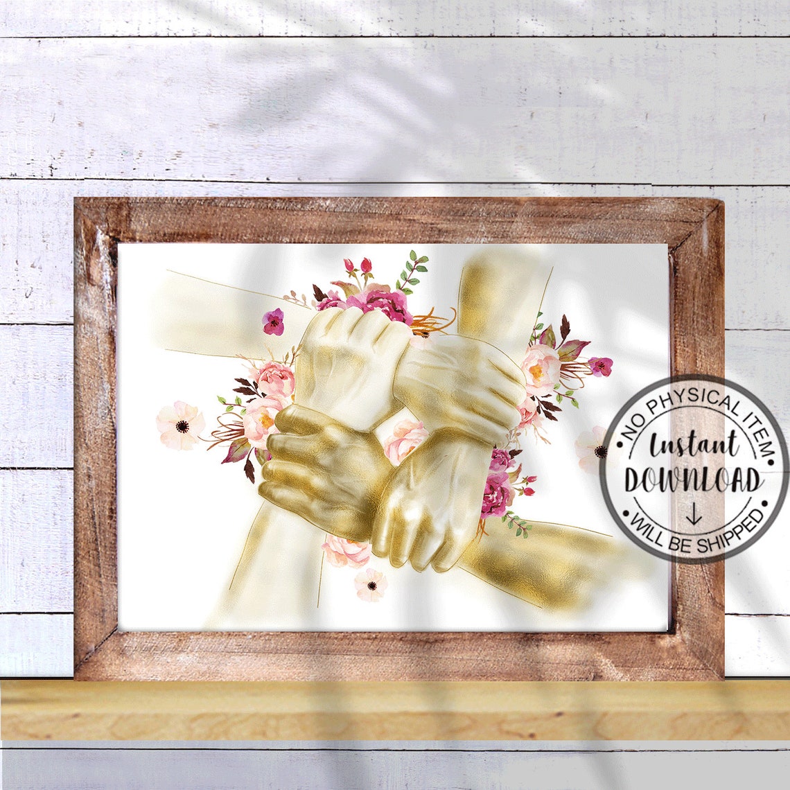 Social Work Art Print Volunteer Gift Human Bonding Art - Etsy