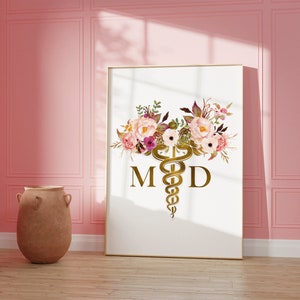 Medical Art, Office Decor, Medical Doctor Gift, Graduation Gift, Doctor ...