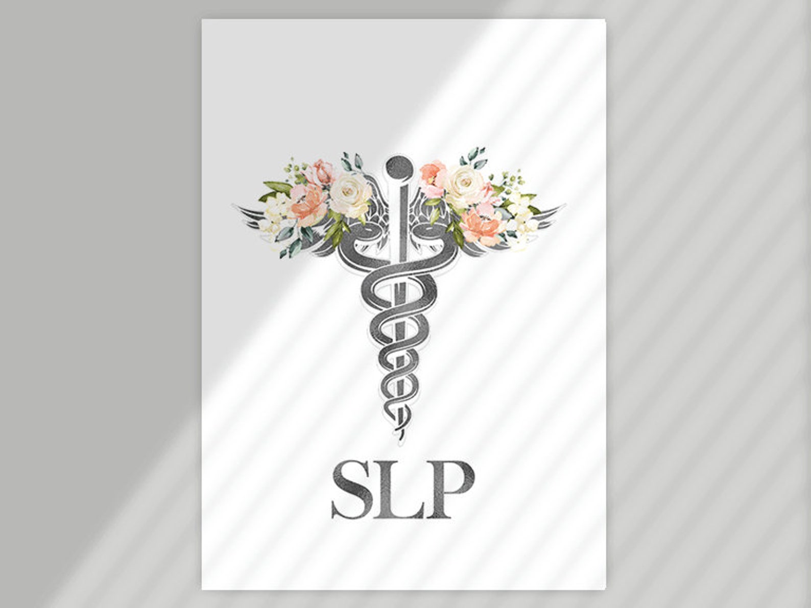 SLP Office Decor SLP Art Set of 5 Speech Language - Etsy