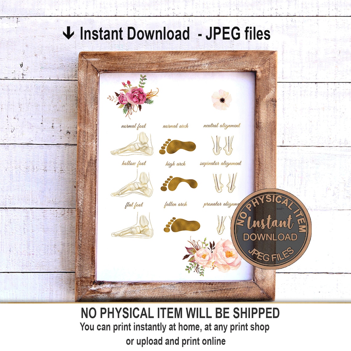 Foot Arches Art Podiatrist Art Podiatrist Gift DPM Art - Etsy