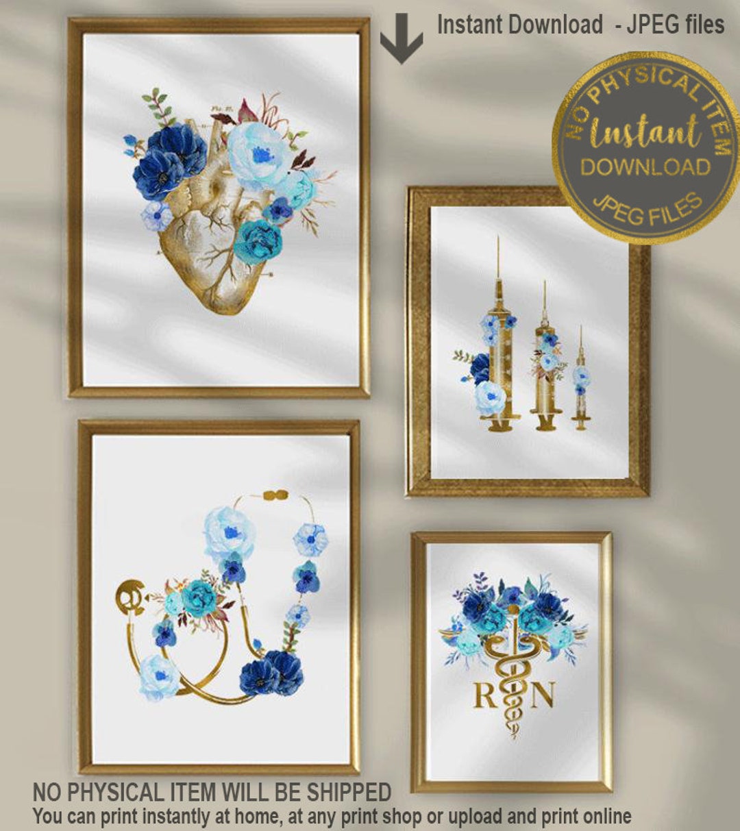 RN Nurse Office Decor Nurse Gift Nursing Student Gift - Etsy