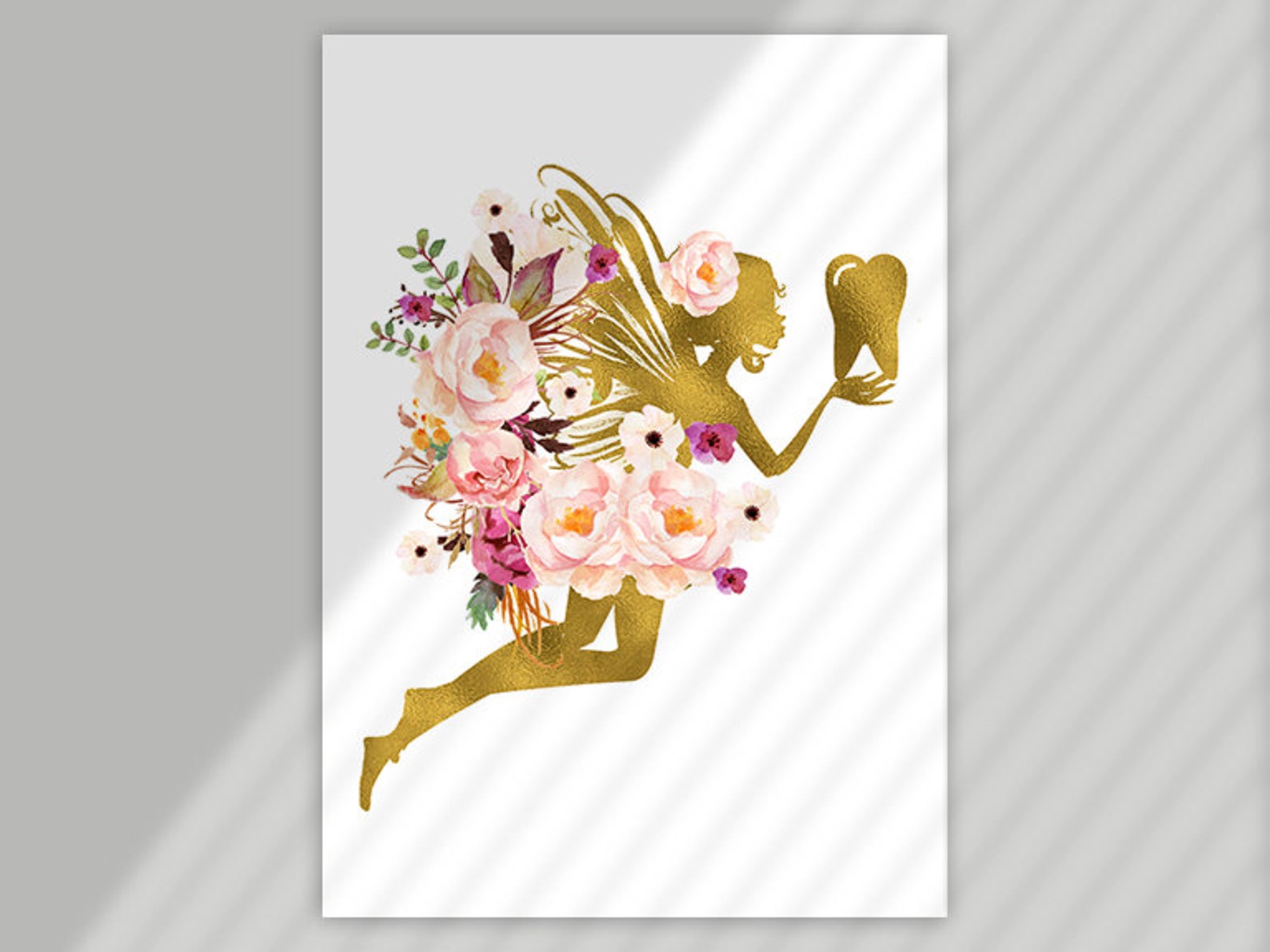 Tooth Fairy Art Dentist Gift Dental Hygienist Office Decor - Etsy