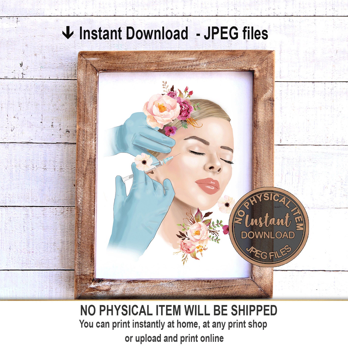 Medical Spa Wall Art Botox Poster Dermatology Clinic Decor - Etsy