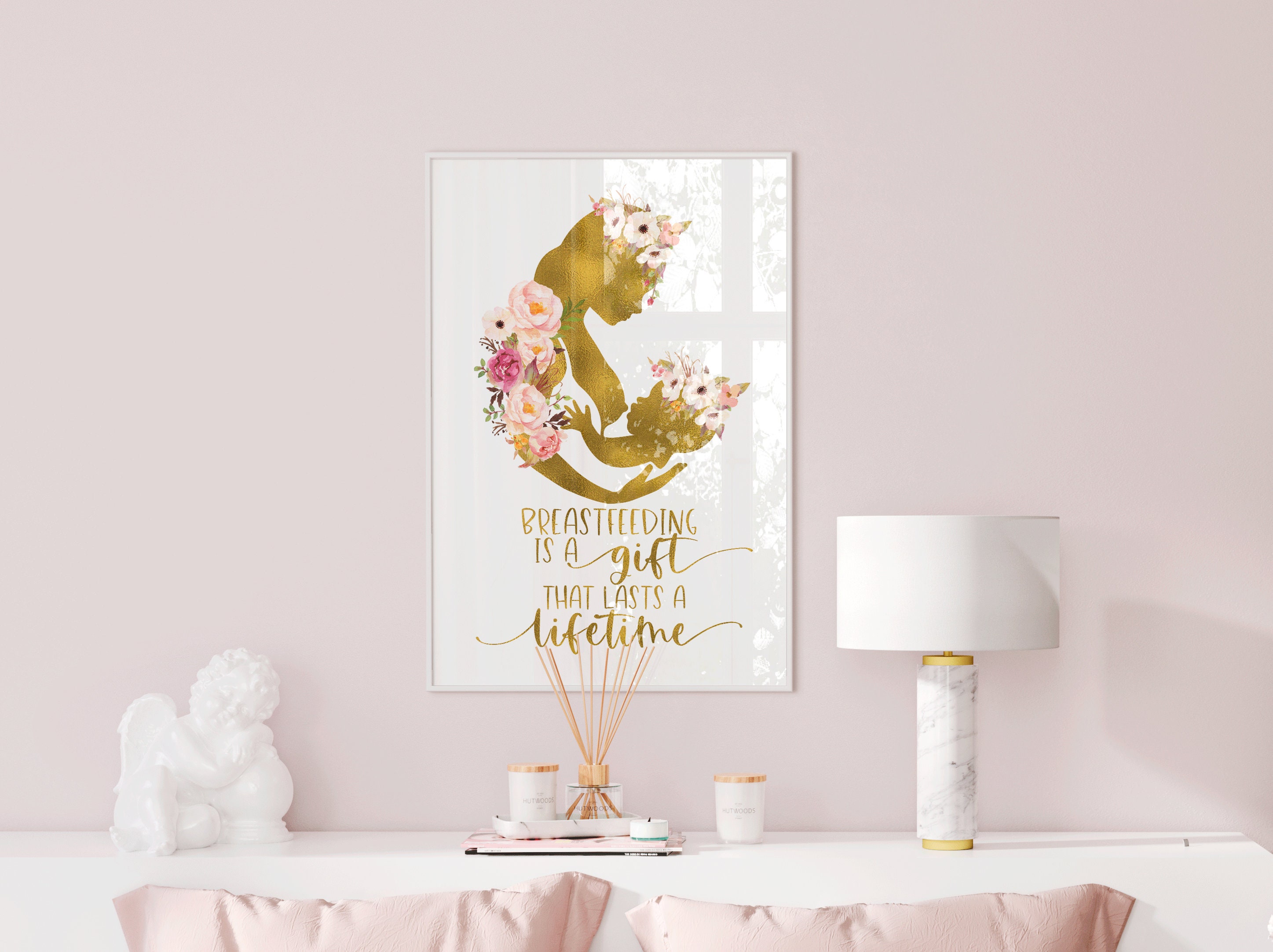 Breastfeeding Art Print, Midwife Gift, Lactation Nurse Gift, Lactation ...
