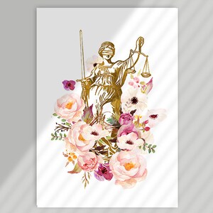 Lady Justice Print Attorney Print Lady Justice Art Lawyer | Etsy