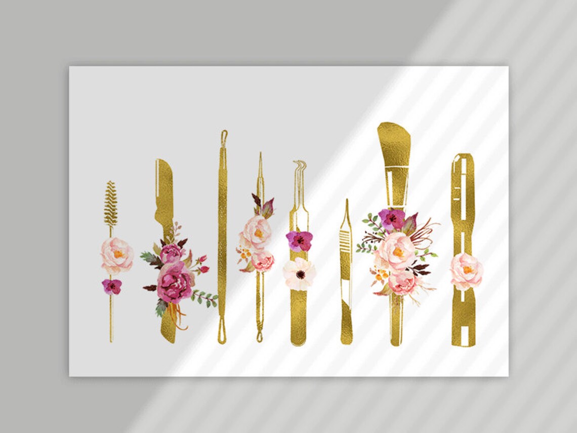 Esthetician Tools Esthetician Decor Skin Clinic Decor - Etsy