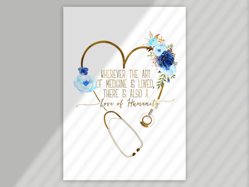 Medical Art Doctor Appreciation Gift Medical Student Gift - Etsy