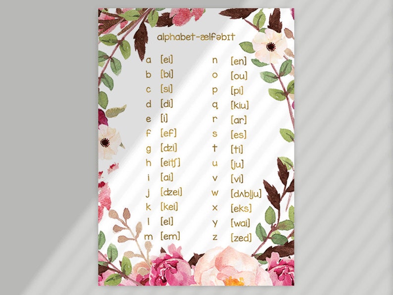 Phonetic Alphabet SLP Office Decor Speech Language - Etsy