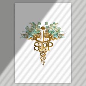 SLP Caduceus Art: Speech Therapist Gift (digital Download) - Etsy