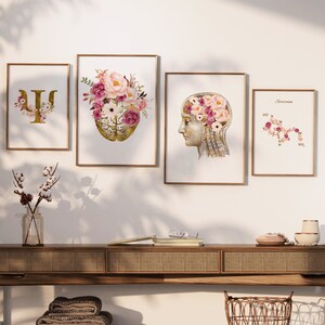 Psychology Office Decor, Psychologist Gift, Mental Health Art ...