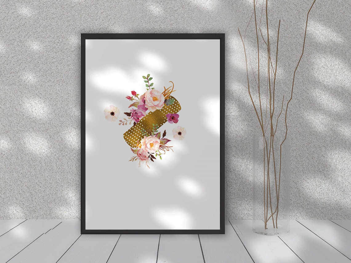 Bandage Poster School Nurse Gift Adhesive Bandage Print | Etsy