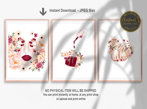 Nail Technician Nail Technician Gift Nail Salon Decor - Etsy