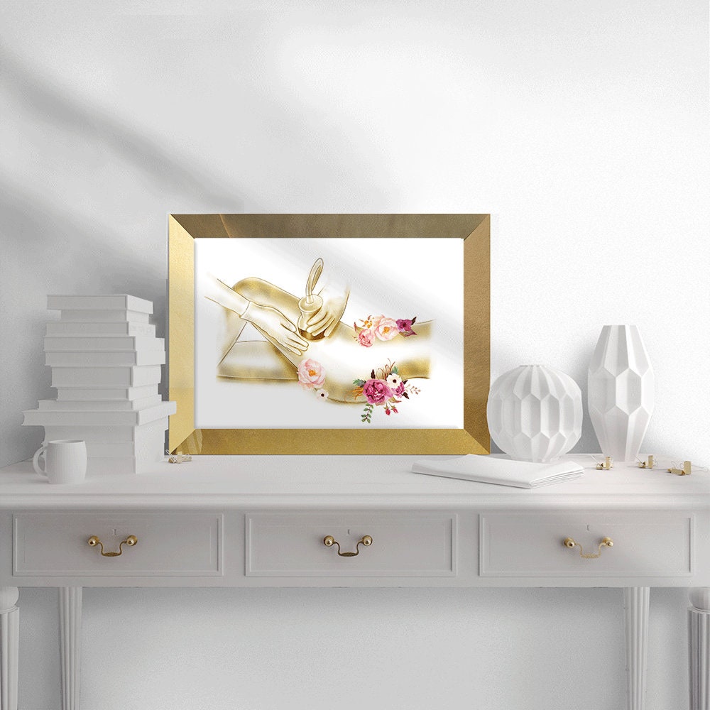 Body Contouring Art Print – Med Spa Wall Art, Aesthetic Clinic Decor ...