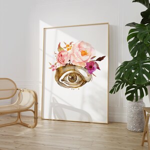Eye Art Print, Printable Medical Art, Eye Print, Vintage Medical Print ...