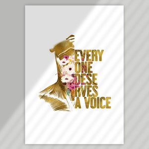 Everyone Deserves a Voice, SLP Gift, Speech Therapist Office Decor ...