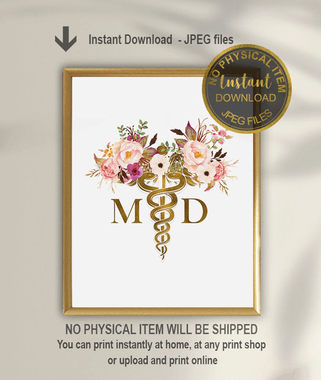 Medical Art Office Decor Medical Doctor Gift Graduation - Etsy