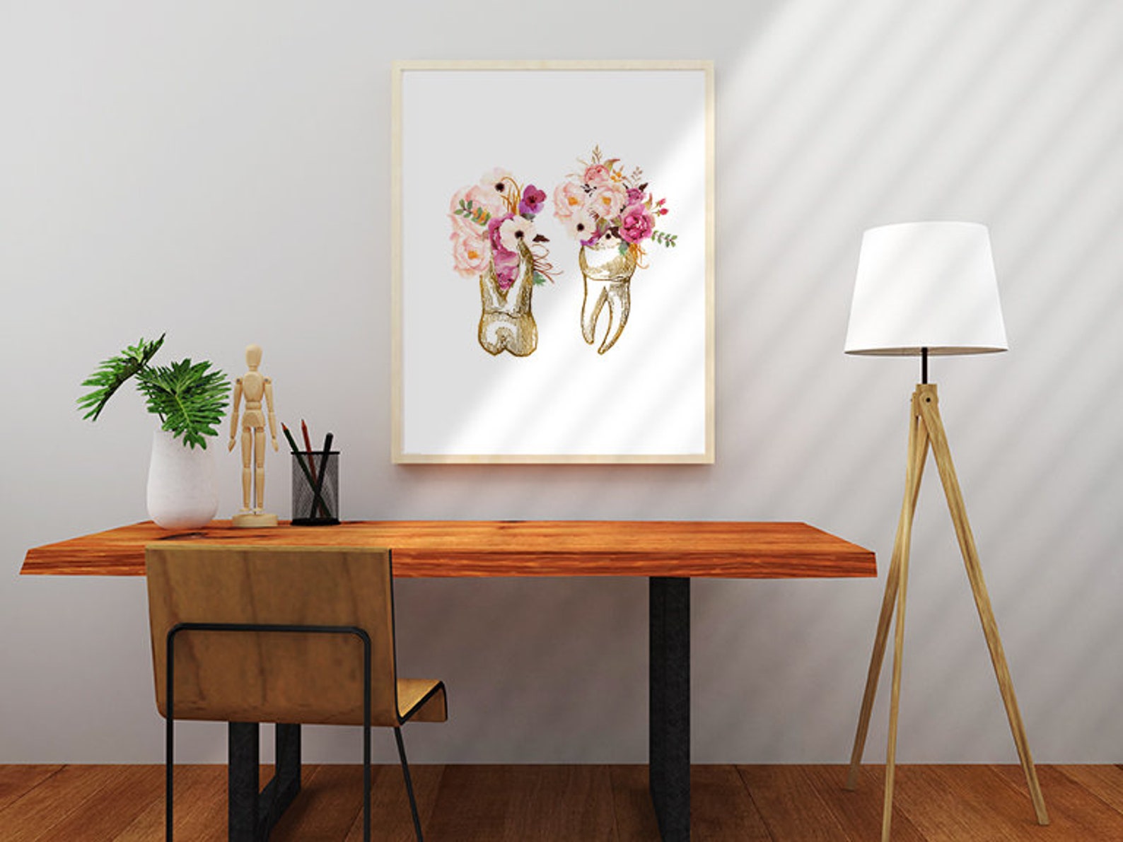 Tooth Art Dental Decor Dental Art Dentist Decor Dental | Etsy