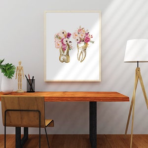 Tooth Art Dental Decor Dental Art Dentist Decor Dental | Etsy