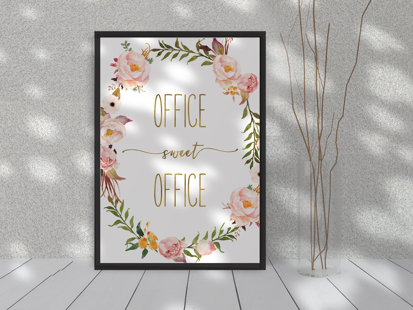 Office Sweet Office Art Print Office Decor Office Decor - Etsy