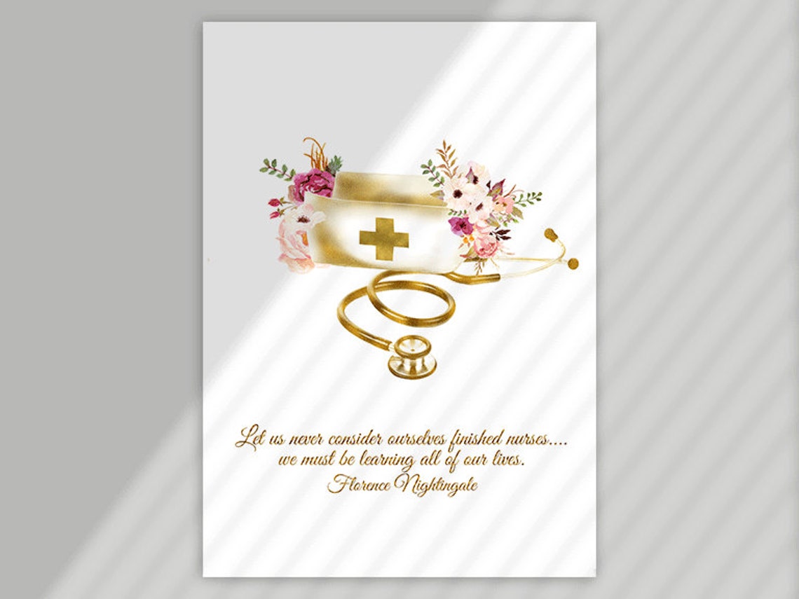 Nurse Gift Florence Nightingale Quote Nurse Office Nurse - Etsy