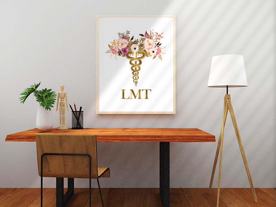 Licensed Massage Therapist LMT Caduceus Print Massage | Etsy Licensed Massage Therapist LMT Caduceus Print Massage | Etsy
