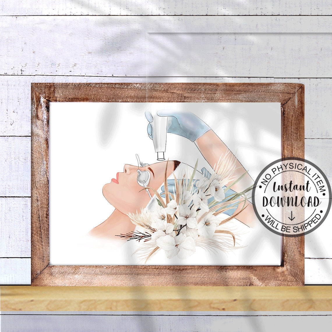 Laser Skin Treatment Printable Art Cosmetic Skin Care Decor - Etsy
