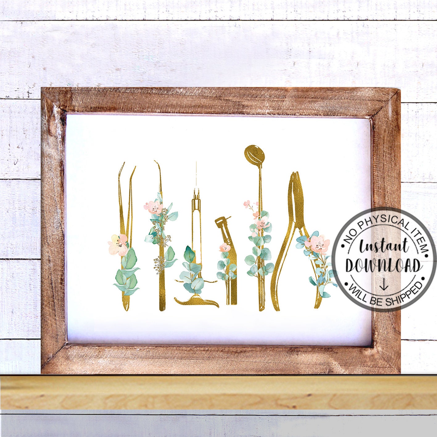 Dental Instruments Poster Dentist Tools Art Dental Decor - Etsy