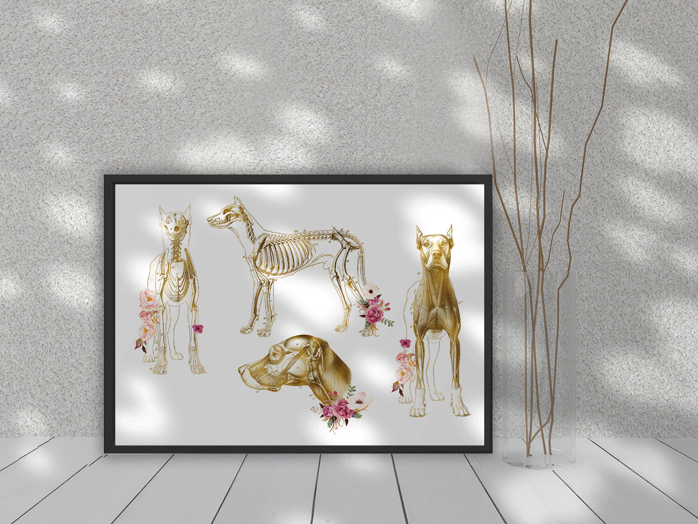 Dog Anatomy Art Veterinarian Graduation Gift Veterinarian - Etsy