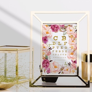 Ophthalmology, Optometrist Gift, Chart Eye Art, Optometry Office ...