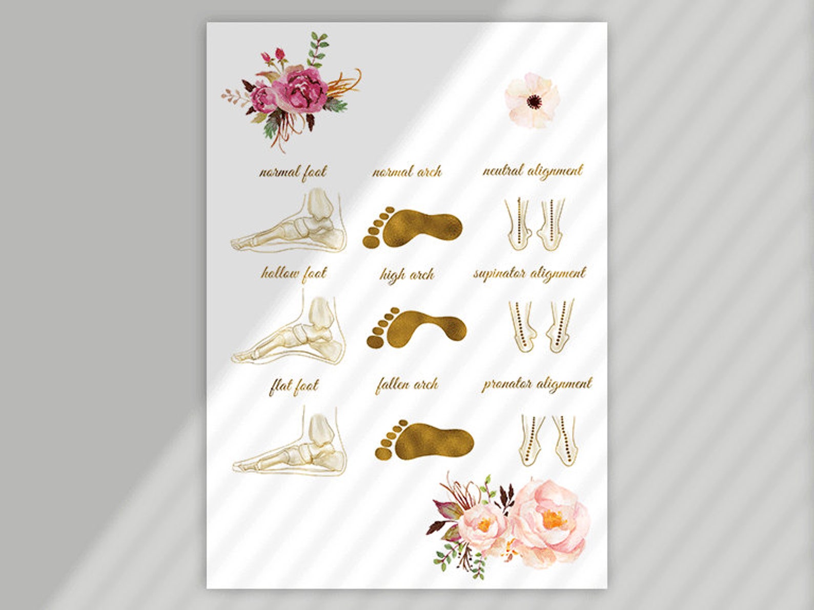 Foot Arches Art Podiatrist Art Podiatrist Gift DPM Art - Etsy