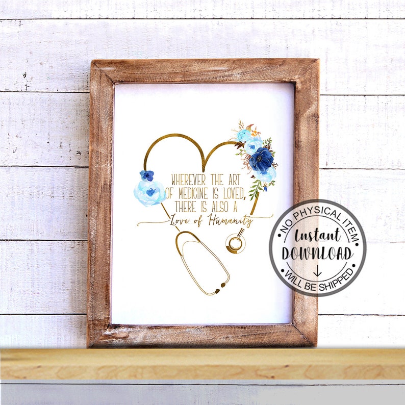 Medical Art Doctor Appreciation Gift Medical Student Gift - Etsy