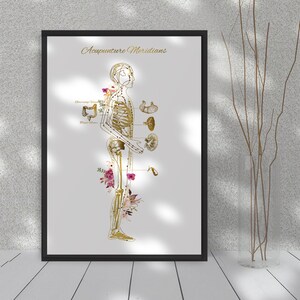 Acupuncture Meridian Points, Acupuncture Chart, Acupuncture Decor ...