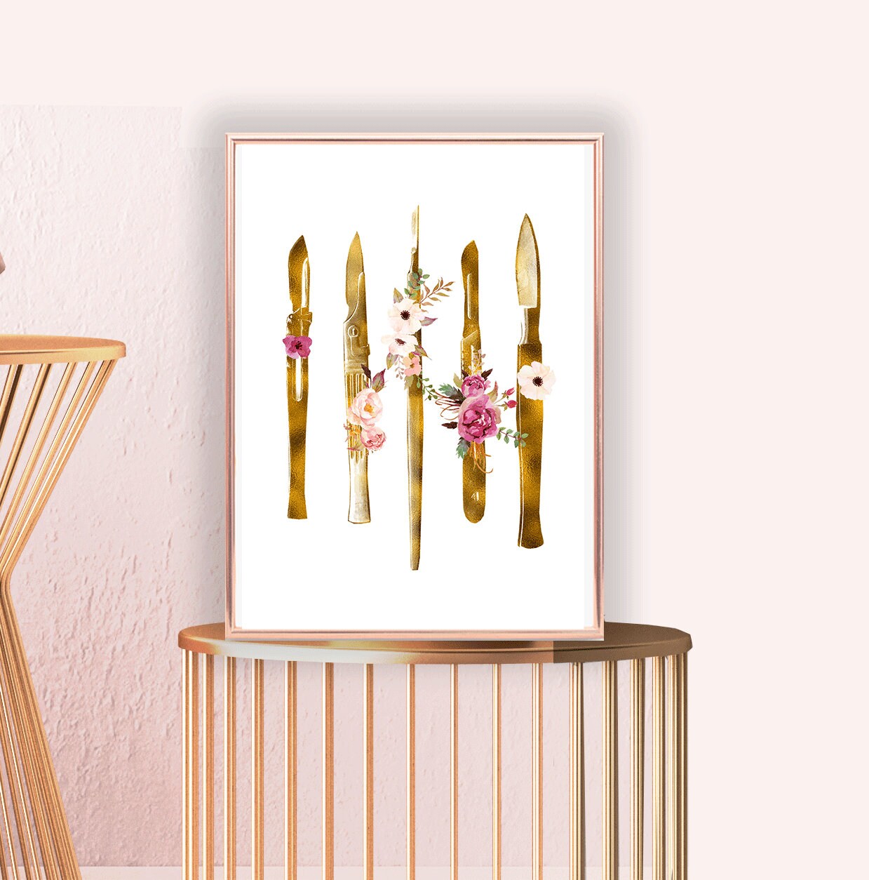 Scalpels Art Print Surgeon Gift Surgical Tools Print - Etsy
