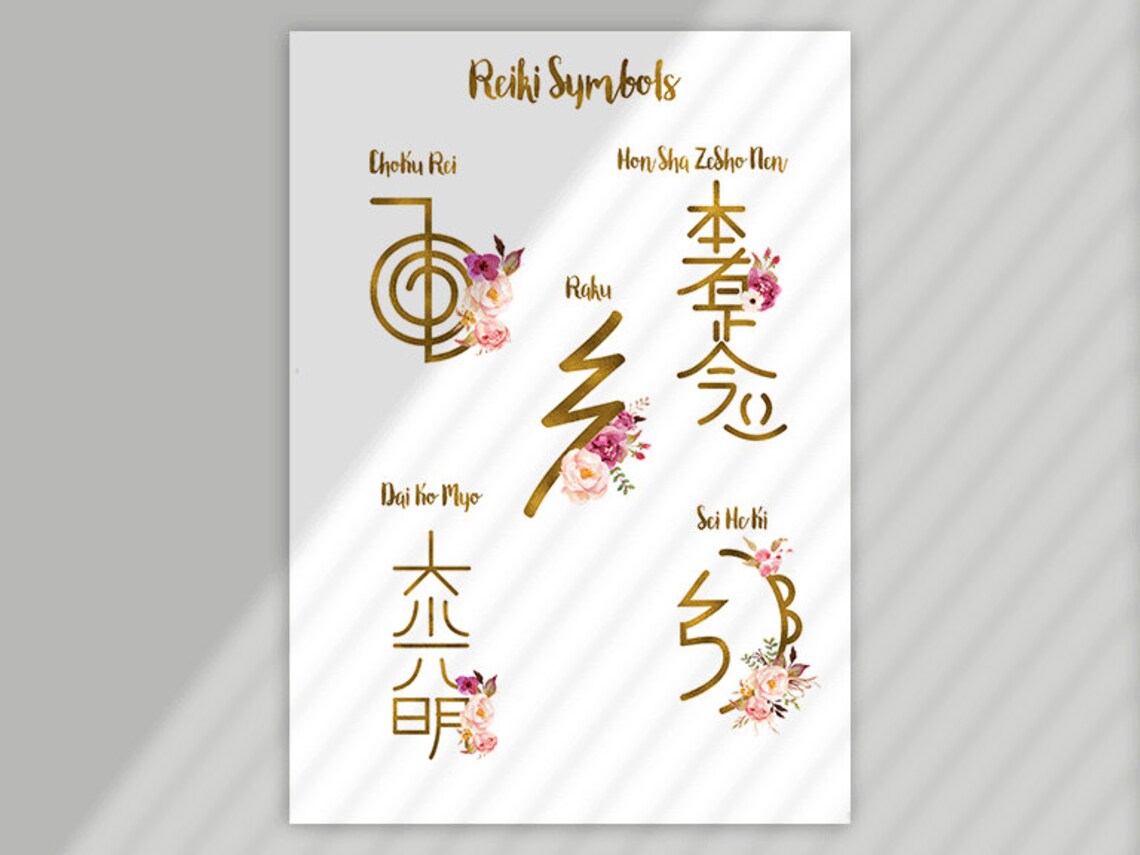 Reiki Print Reiki Symbols Art Reiki Therapist Art Print - Etsy