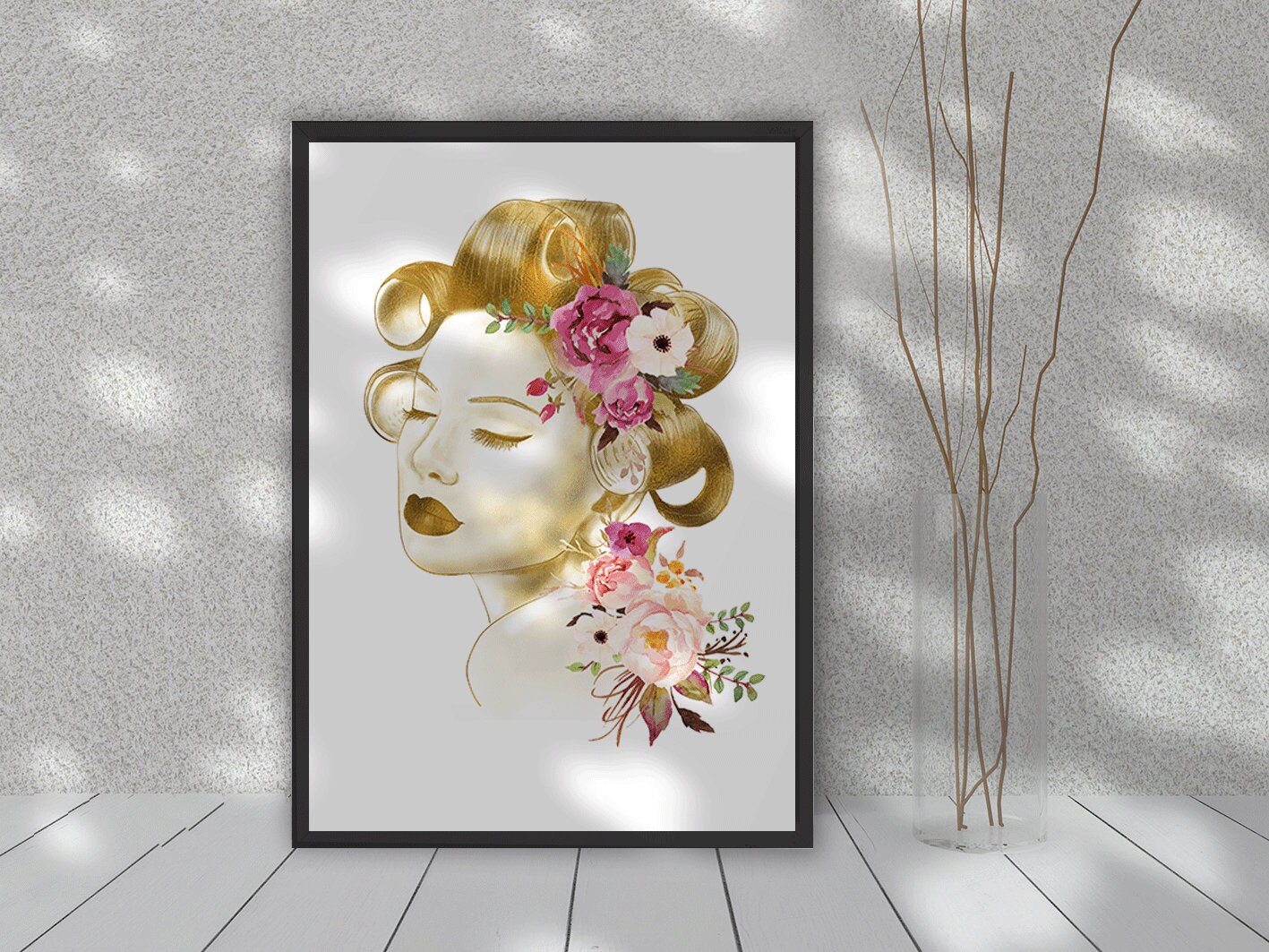Hair Salon Poster Hairdresser Art Print Hair Stylist Hair - Etsy