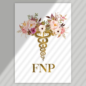 Family Nurse Practitioner Gift, Fnp Nurse Gift, FNP Certification Print ...