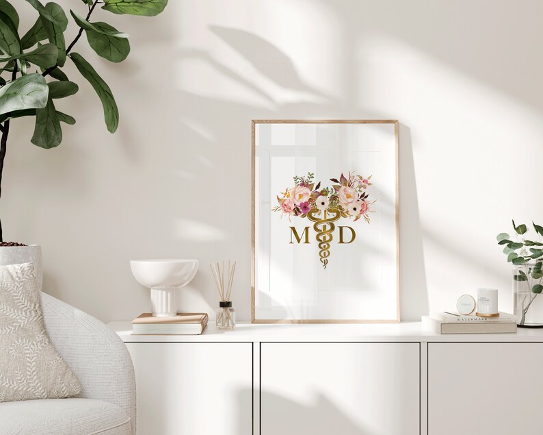 Medical Art Office Decor Medical Doctor Gift Graduation - Etsy