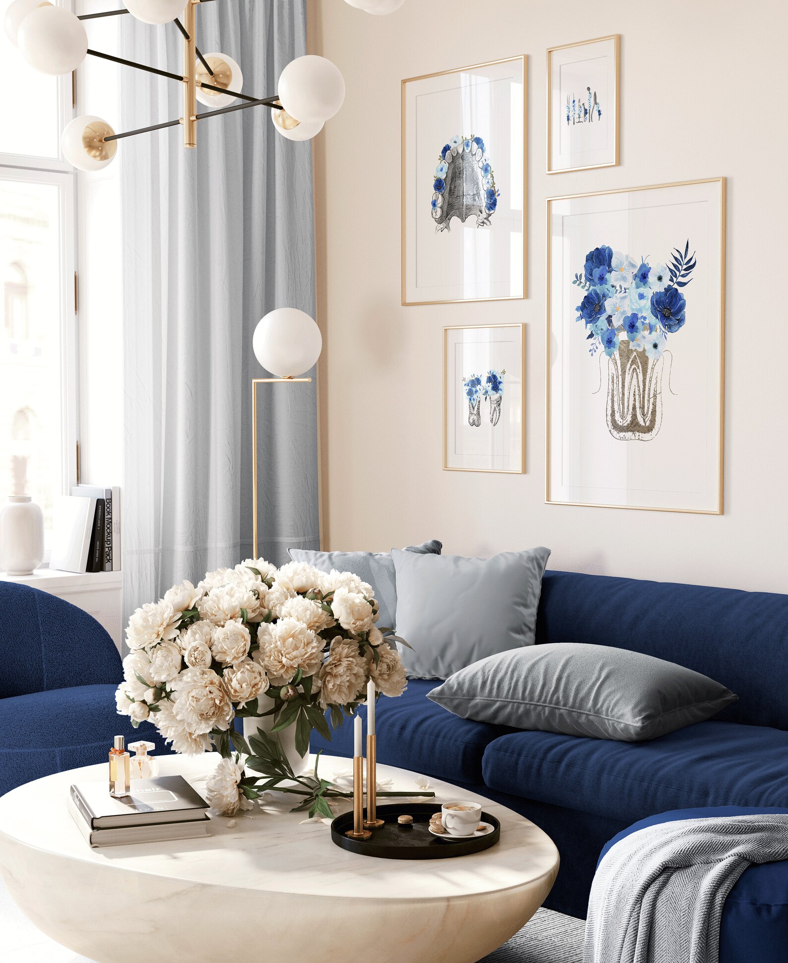 Dental Art Set Dentist Office Decor Dental Assistant Gift - Etsy