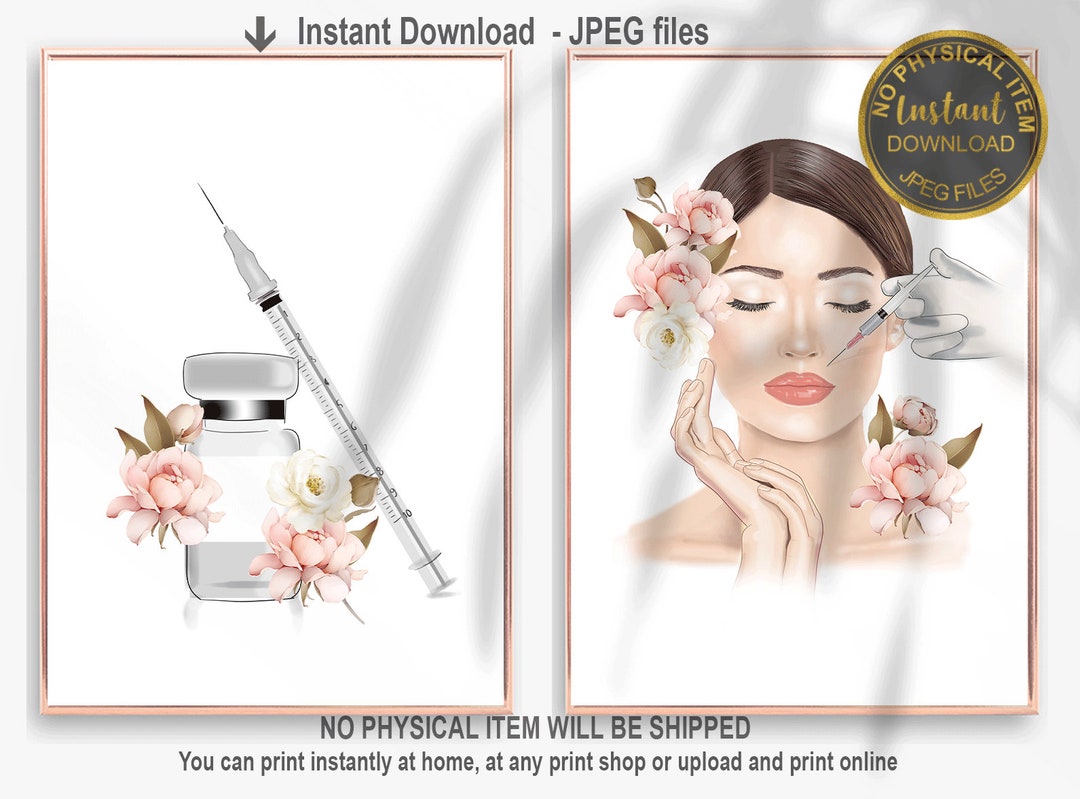 Botox Injector Art Prints: Medspa & Plastic Surgery Decor (digital ...