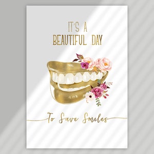 Dentist Office Decor, Dental Hygienist Gift, Dental Art, Dentist ...