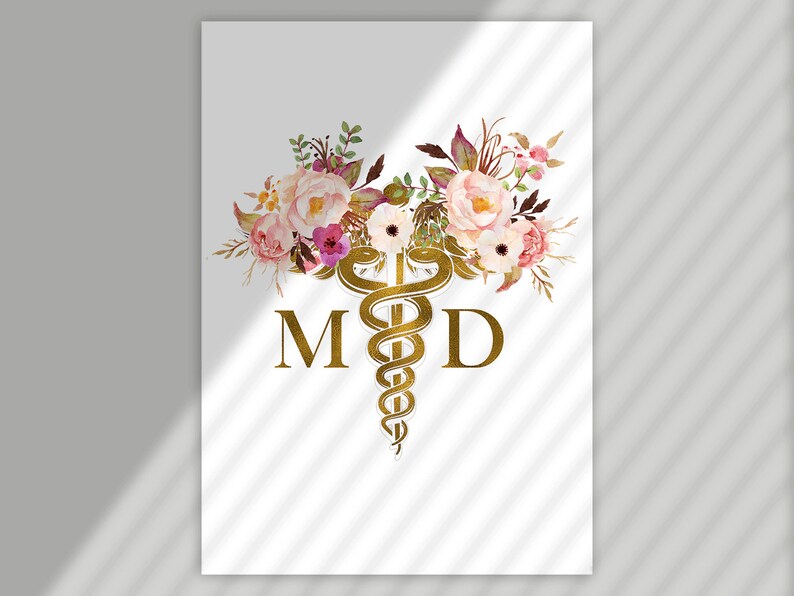 Medical Art Office Decor Medical Doctor Gift Graduation - Etsy