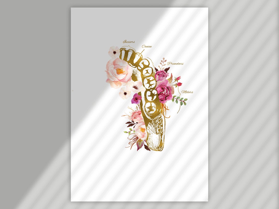 Rdh Gift, Dental Hygienist Decor, Dentist Art, Dental Decor, Dentist ...