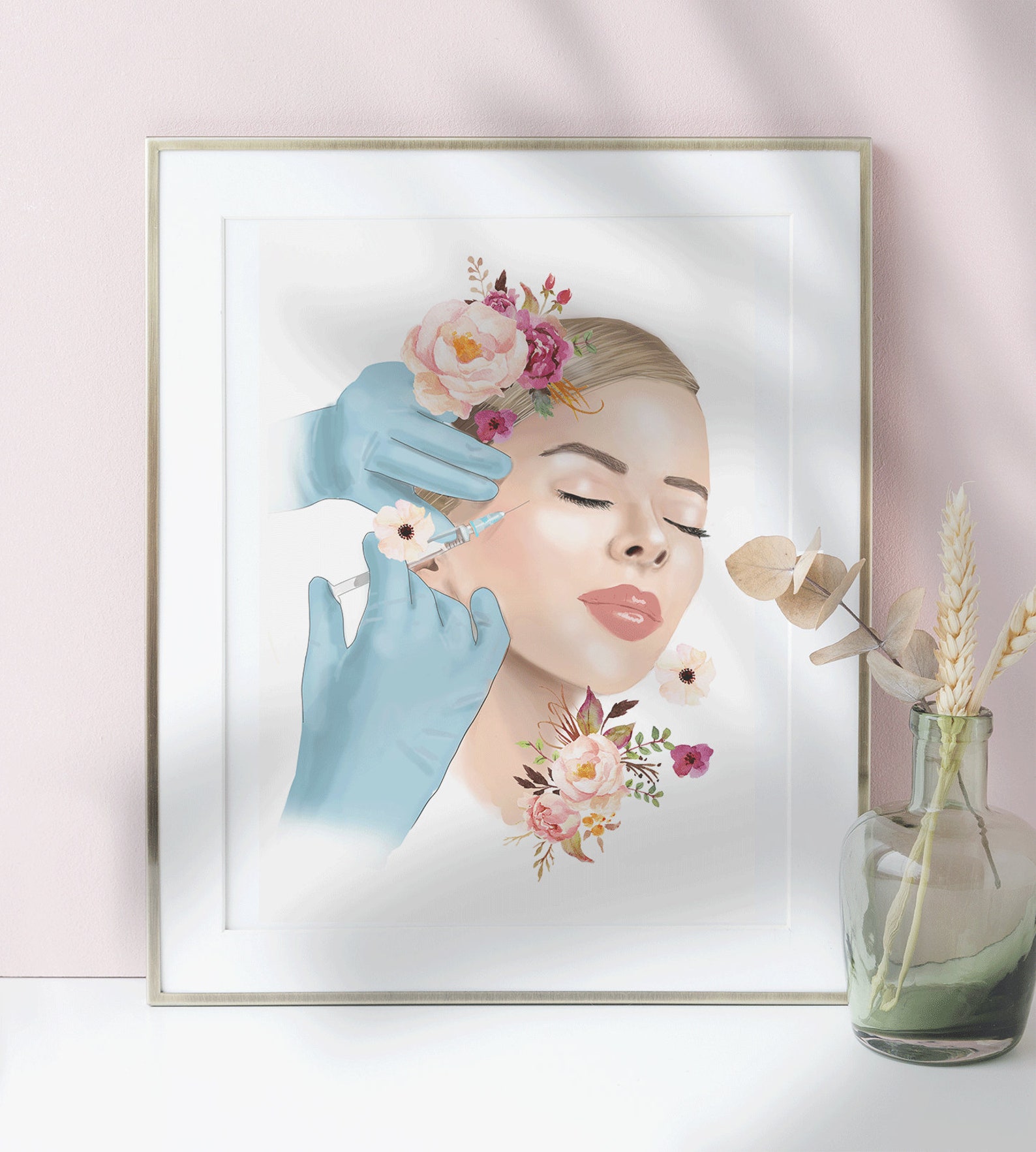 Medical Spa Wall Art, Botox Poster, Dermatology Clinic Decor, Cosmetic ...