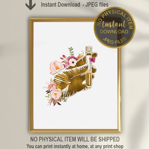 Mixed Media & Collage Paper Art & Collectibles Office Decor Phlebotomy ...