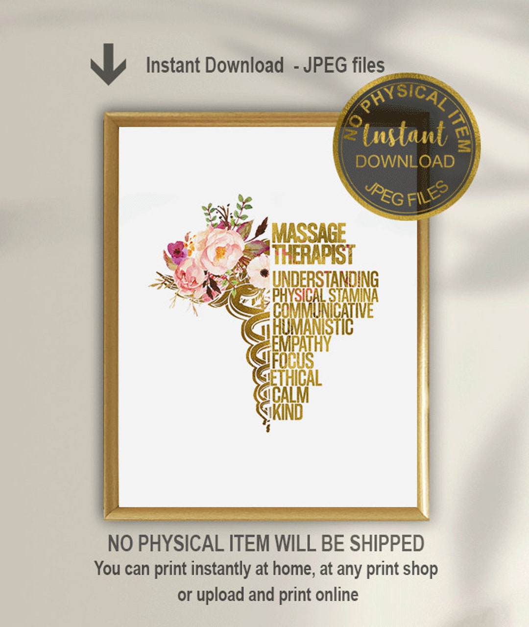 Massage Therapist Office Decor, Massage Therapist Gift, Massage ...