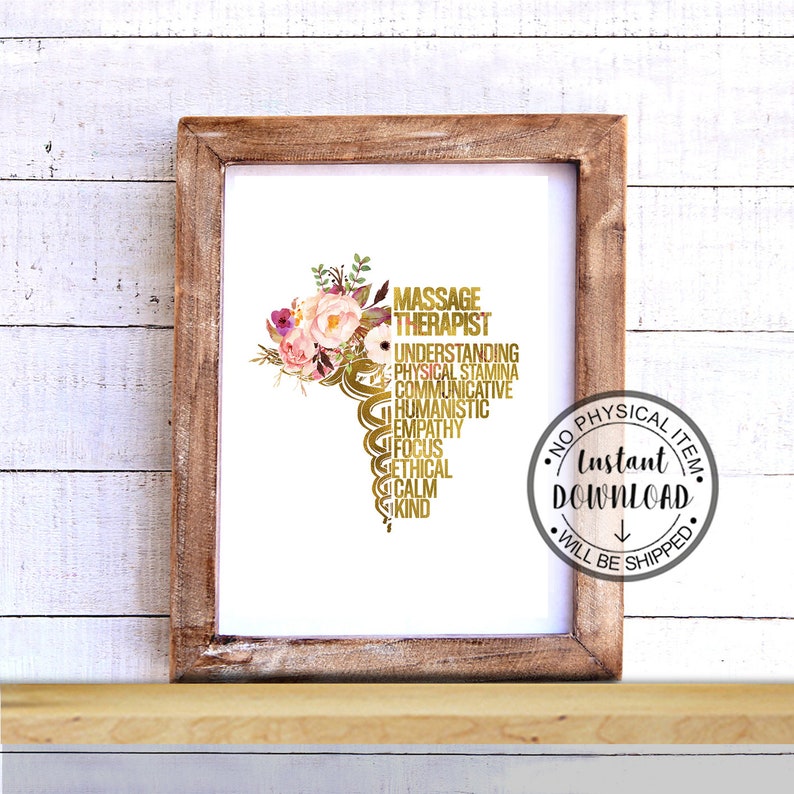Massage Therapist Office Decor, Massage Therapy Wall Art, Massage ...